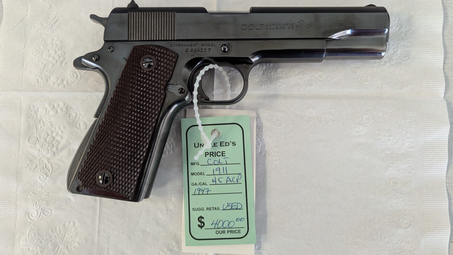Attention Collectors: Rare Colt 1911 from 1947 – Uncle Ed's Outfitters